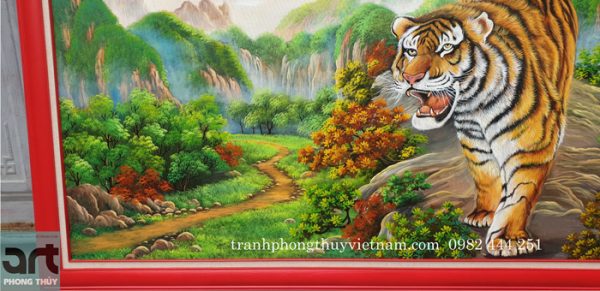 tranh mãnh hổ thượng sơn - TRANH PHONG THỦY